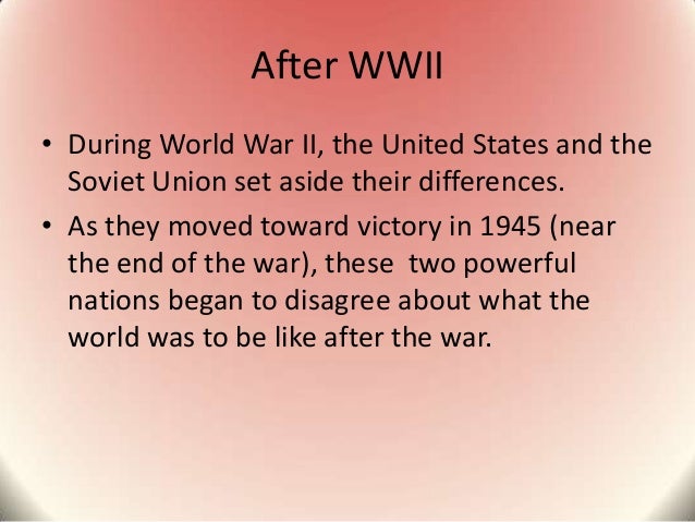 Why was the conflict between two superpowers called the cold war ...