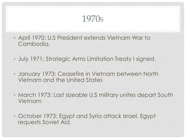 Cold war timeline | PPTX