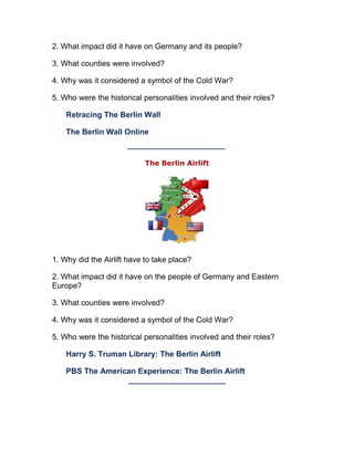 Cold war webquest | DOC | Defense Industry | Industries