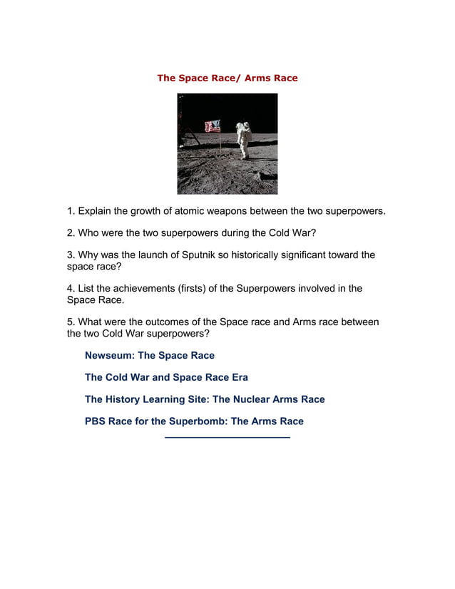 Cold war webquest | DOC | Defense Industry | Industries