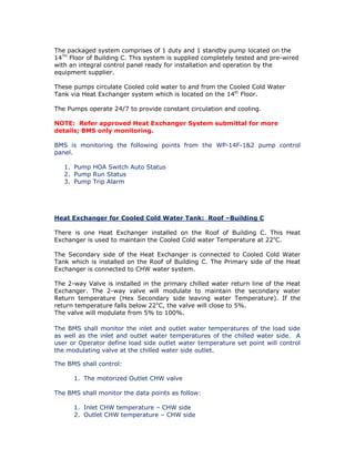 Cold water system | PDF