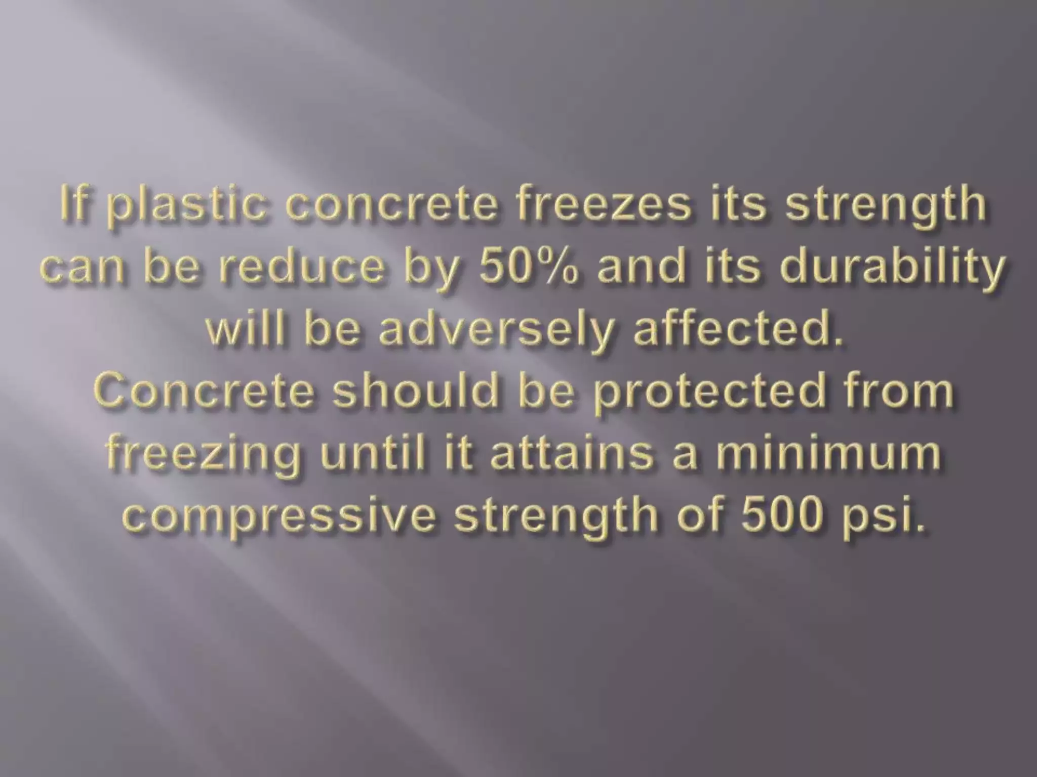 Cold weather concrete mix design-durability | PPTX