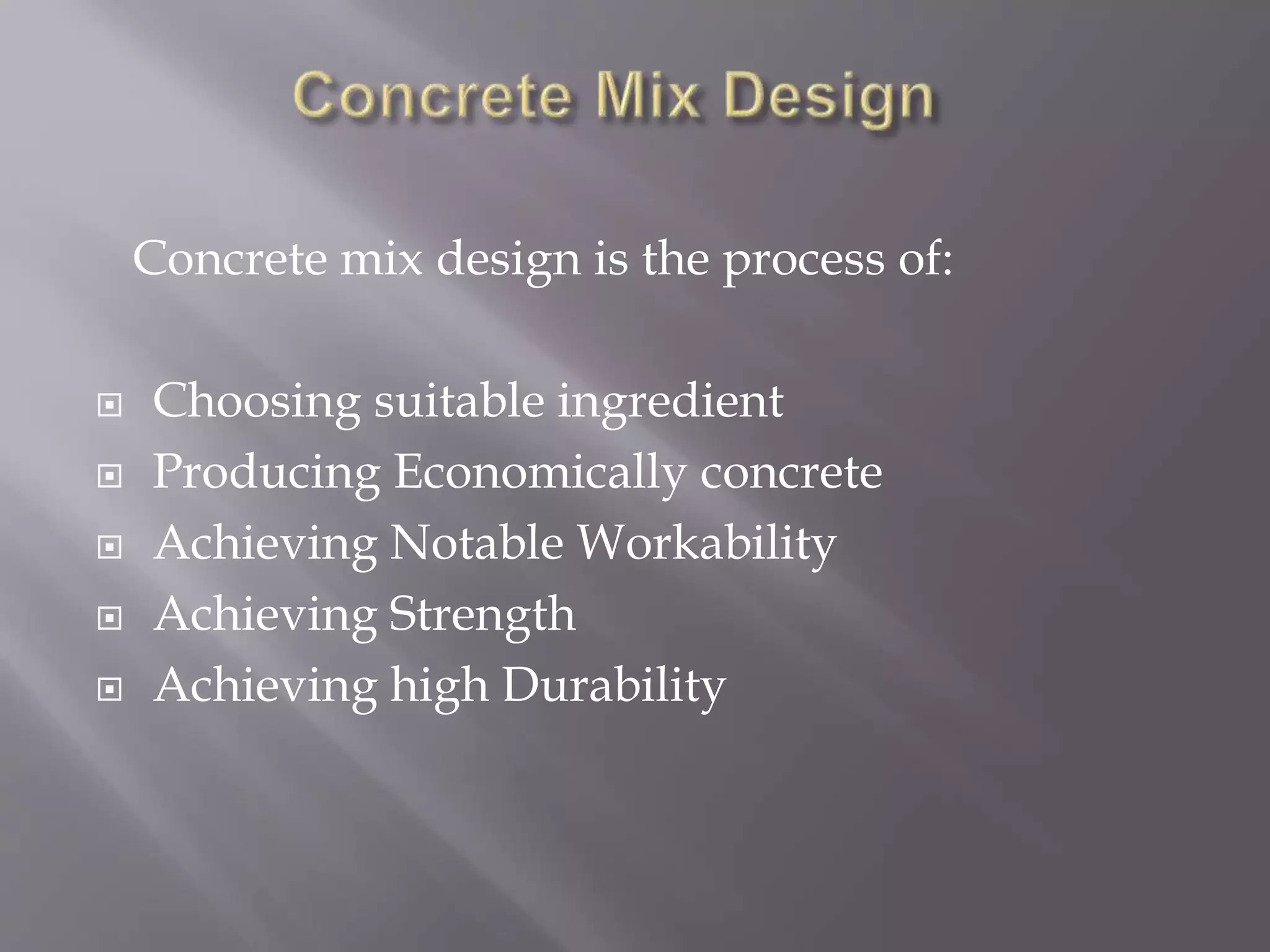 Cold weather concrete mix design-durability | PPTX