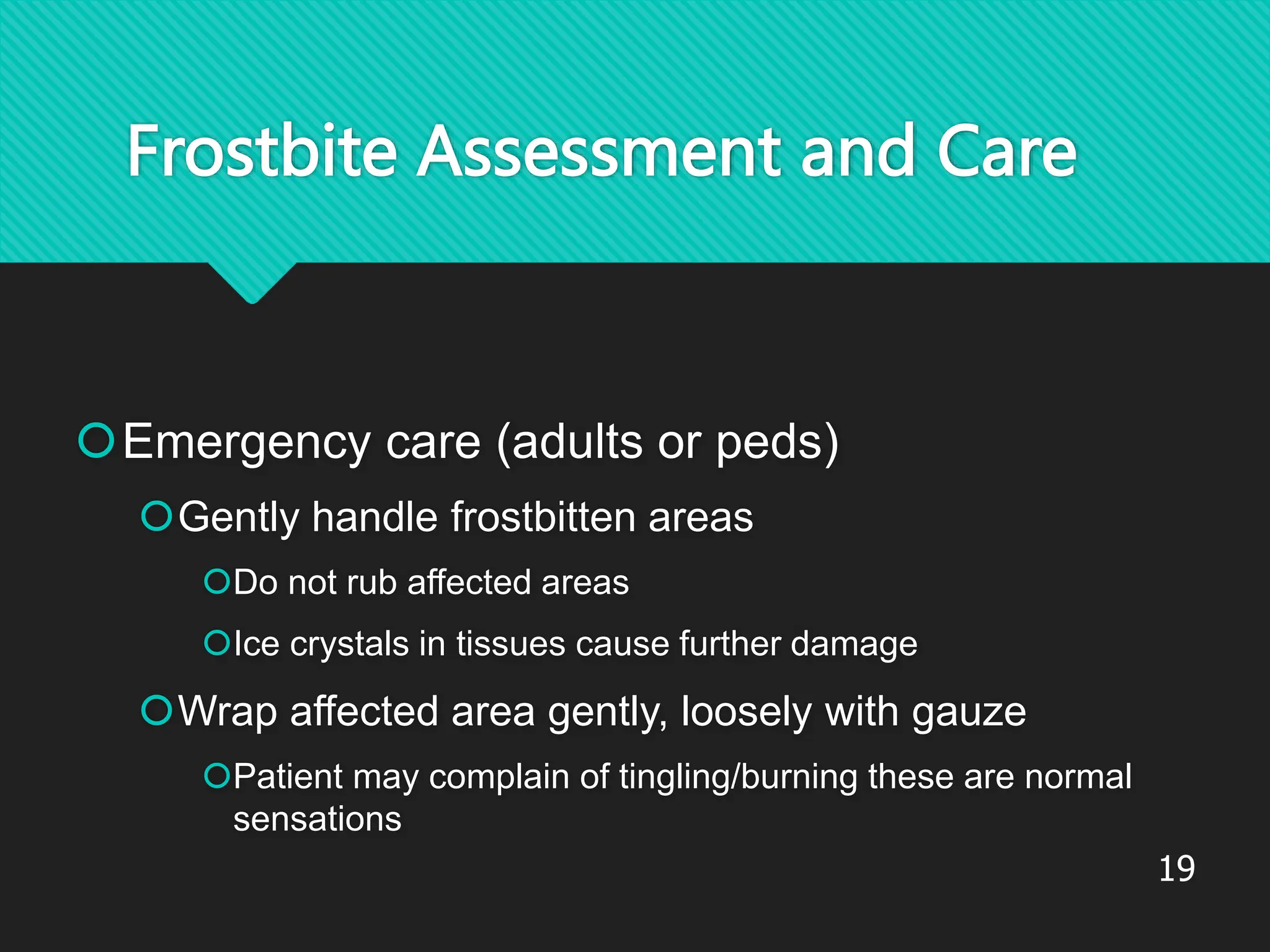 Cold Weather Emergencies.ppt for the patient in distress in cold ...