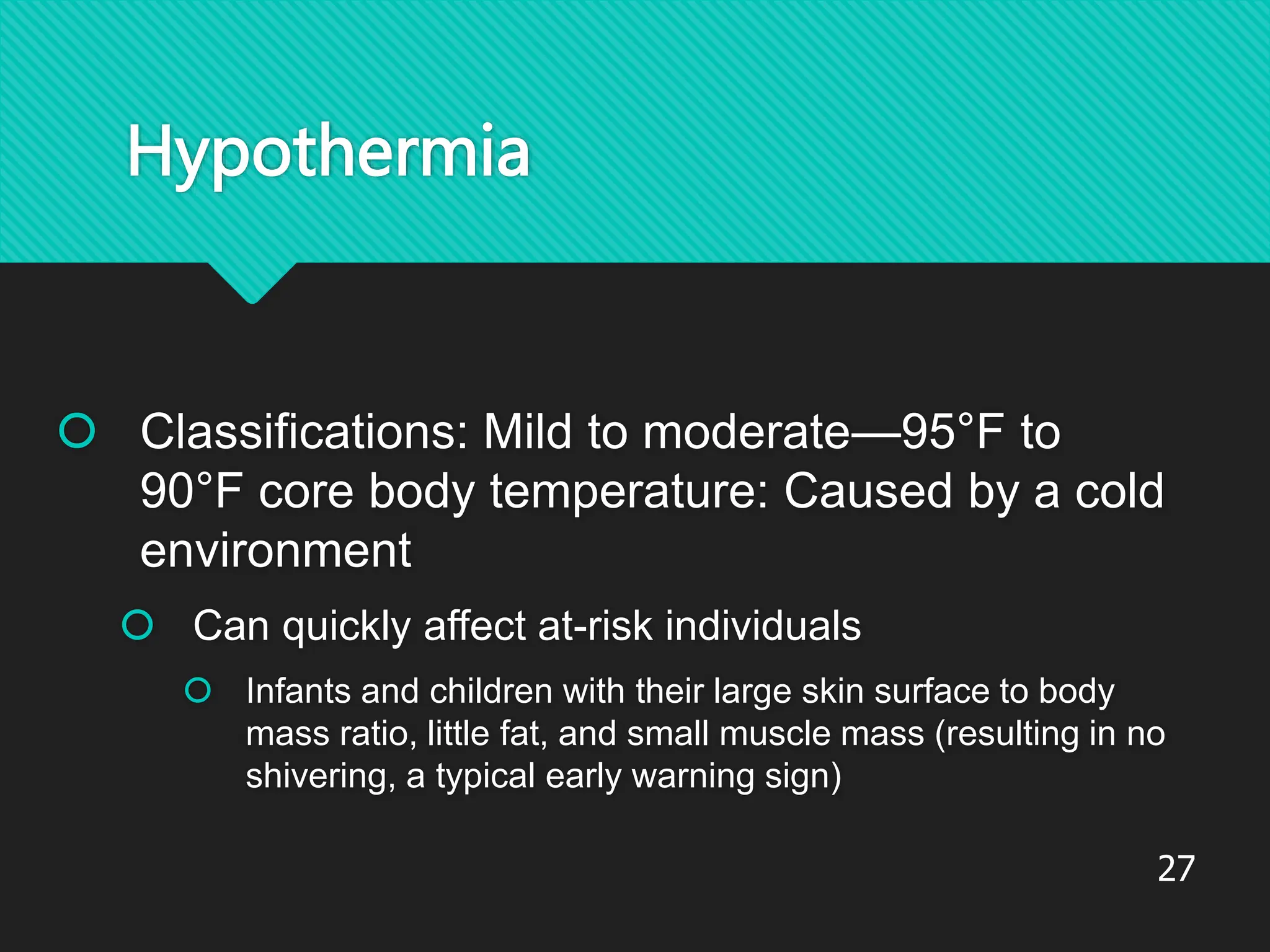 Cold Weather Emergencies.ppt for the patient in distress in cold ...