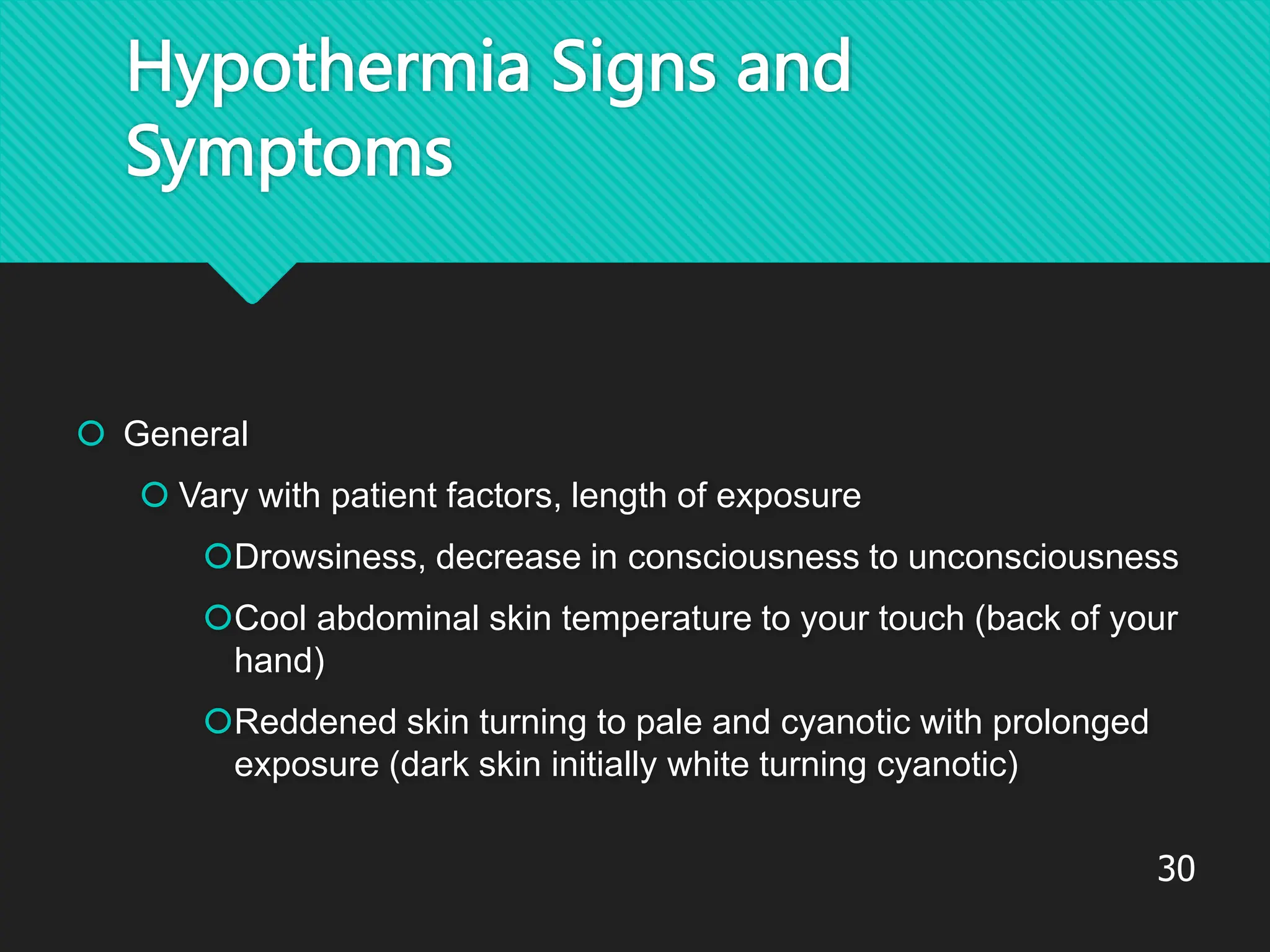 Cold Weather Emergencies.ppt for the patient in distress in cold ...