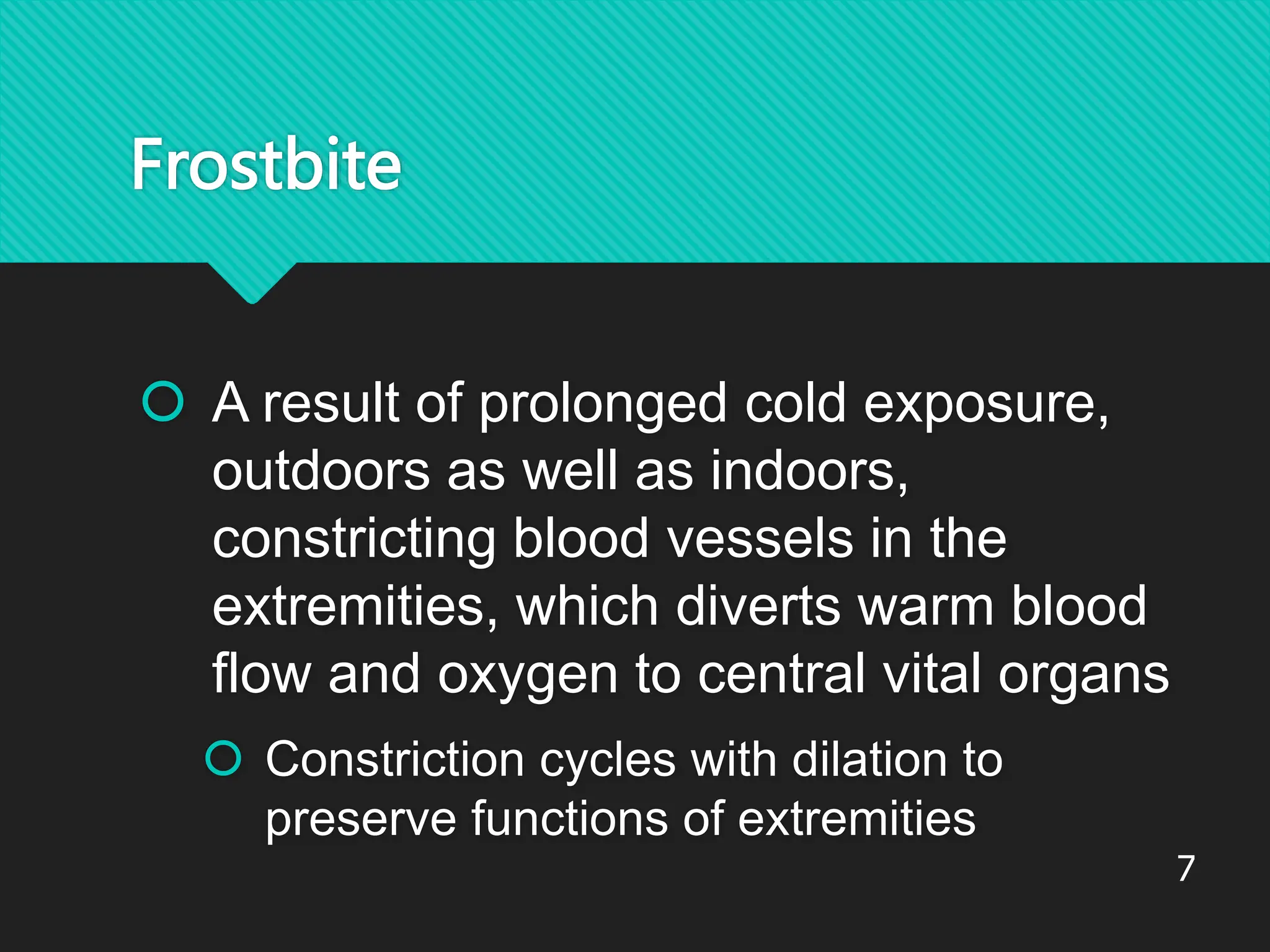 Cold Weather Emergencies.ppt for the patient in distress in cold ...