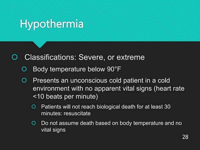 Cold Weather Emergencies.ppt for the patient in distress in cold ...
