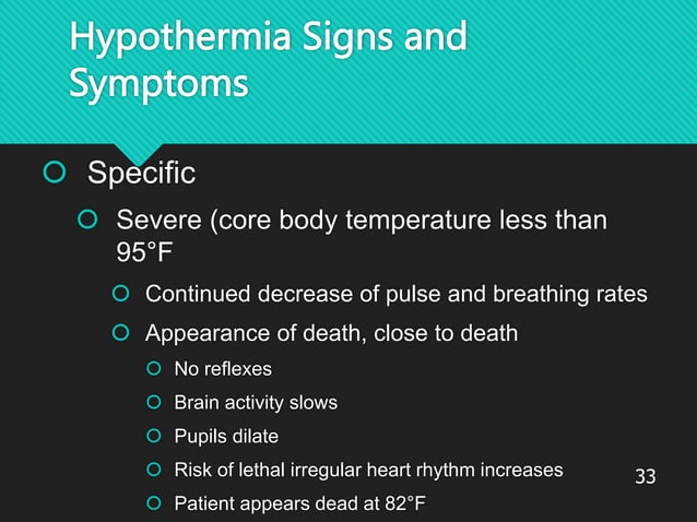 Cold Weather Emergencies.ppt for the patient in distress in cold ...