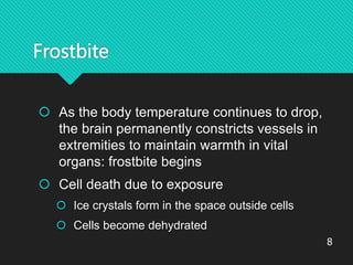 Cold Weather Emergencies.ppt for the patient in distress in cold ...