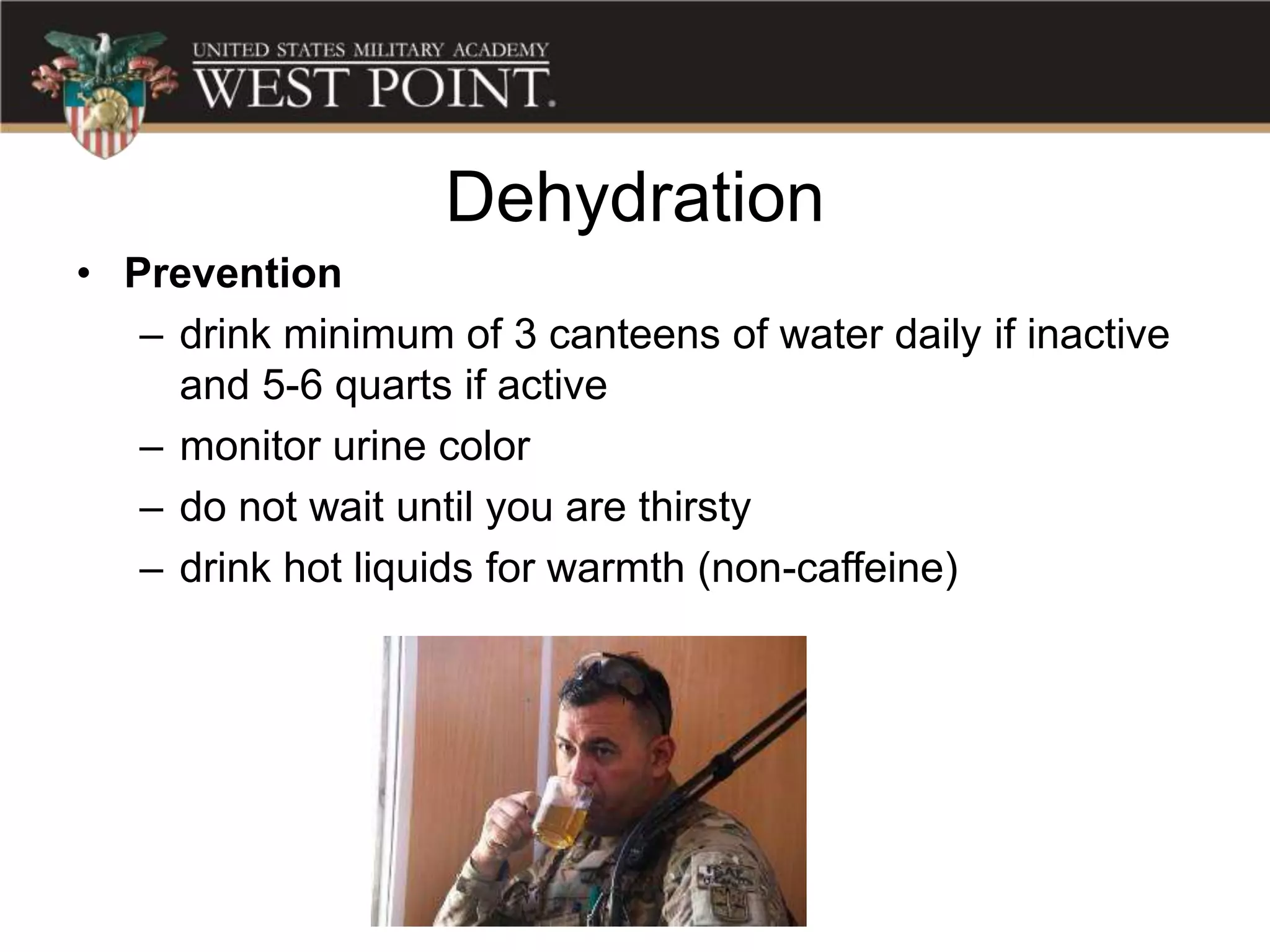 Cold weather injury training, U.S. Army Garrison West Point | PPTX