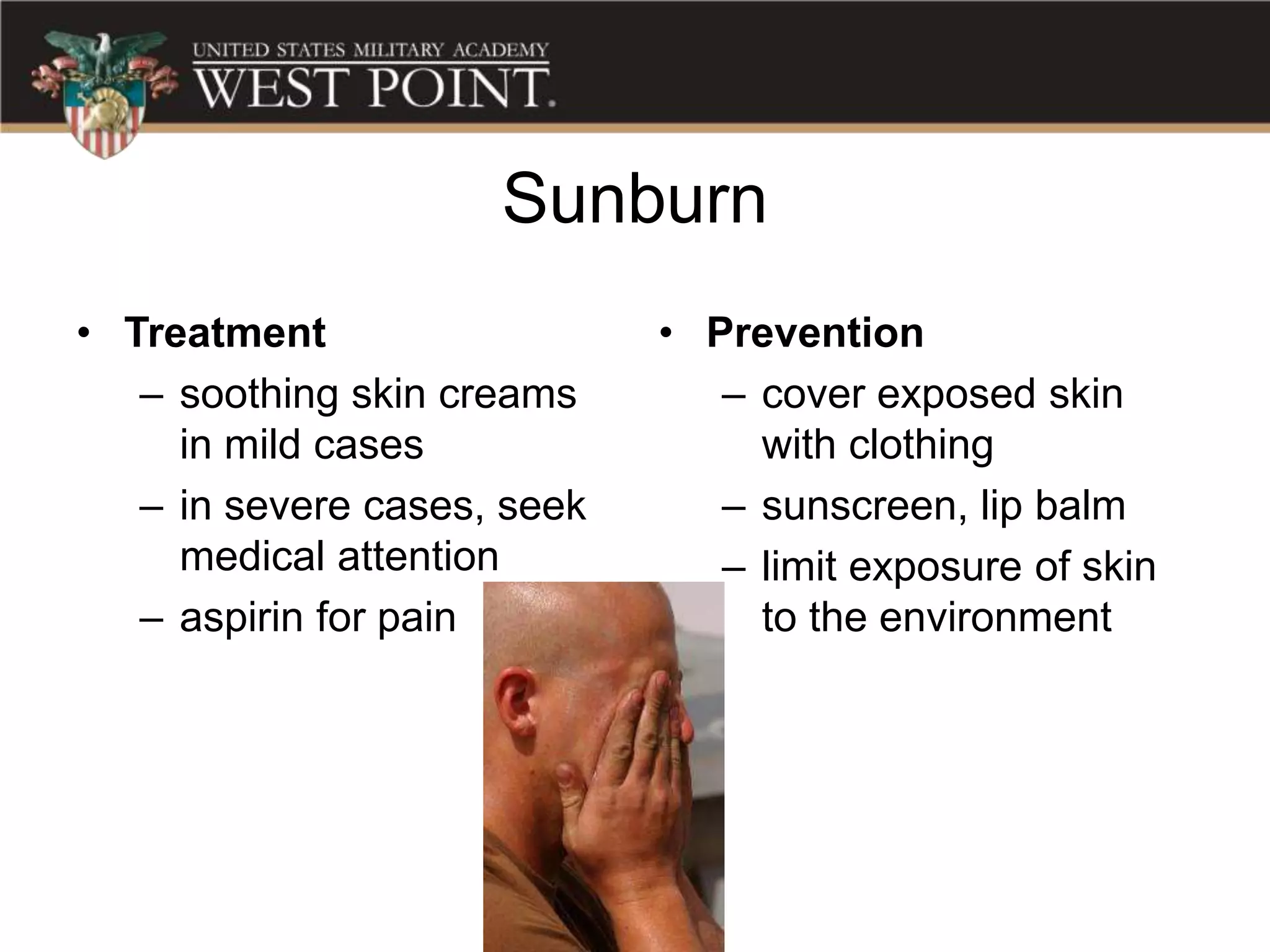 Cold weather injury training, U.S. Army Garrison West Point | PPTX