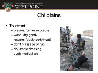 Cold weather injury training, U.S. Army Garrison West Point | PPTX