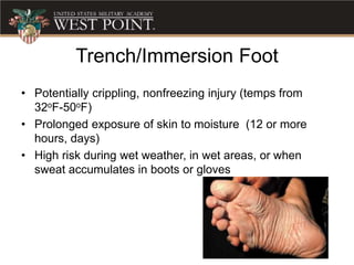 Cold weather injury training, U.S. Army Garrison West Point | PPTX