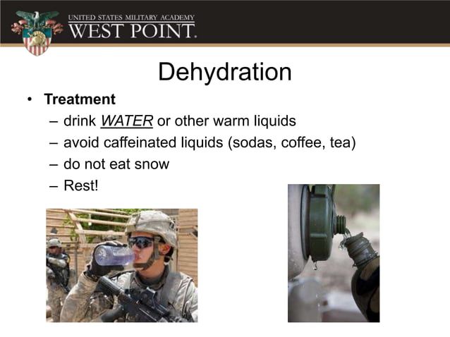 Cold weather injury training, U.S. Army Garrison West Point | PPTX