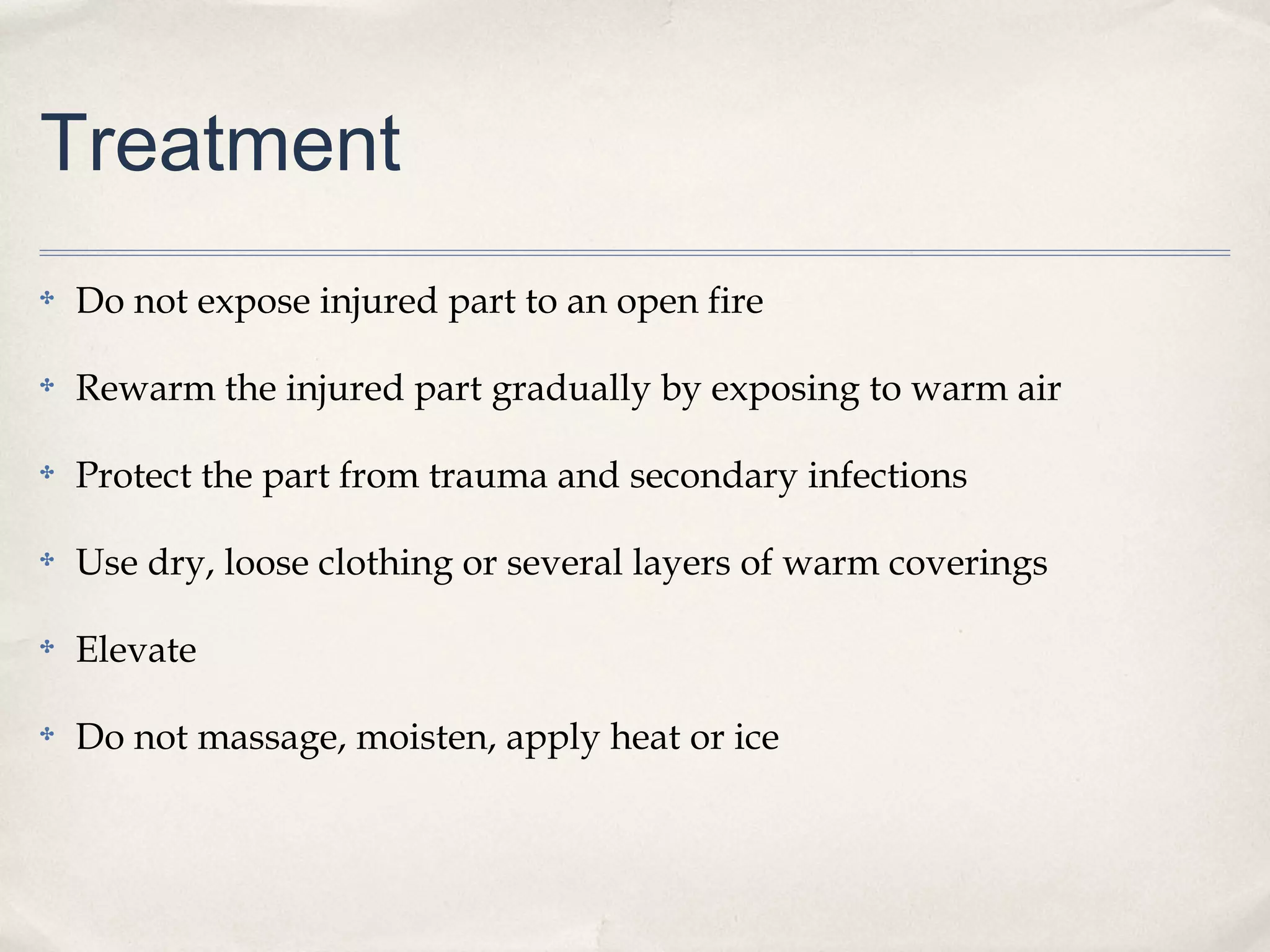 Cold Weather Injuries (Military) | PPT