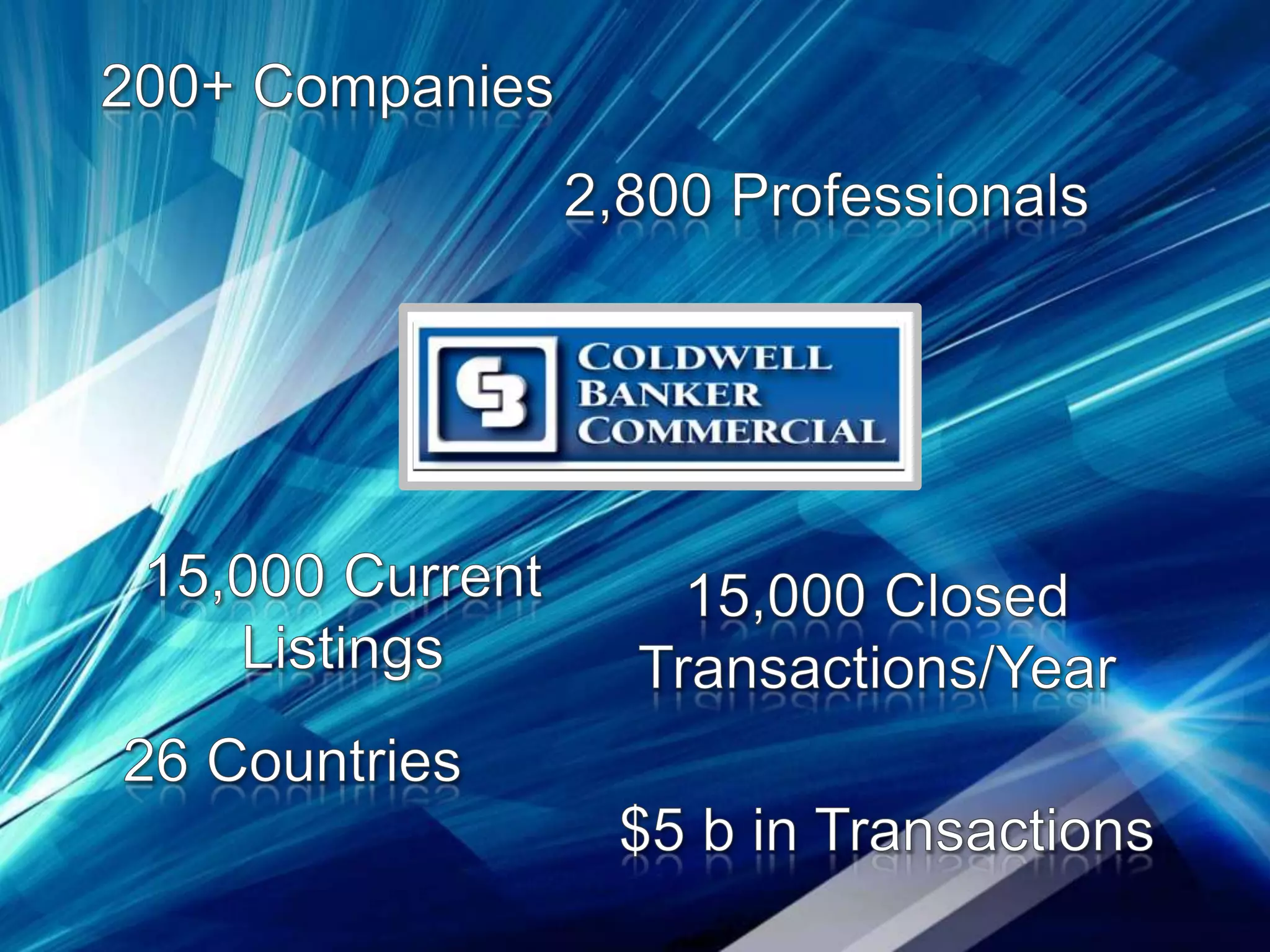 Coldwell Banker Commercial Presentation | PPTX