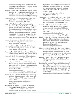 Cole Crops and Other Brassicas: Organic Production | PDF | Agriculture ...