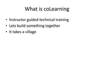 coLearning PHP | PPT