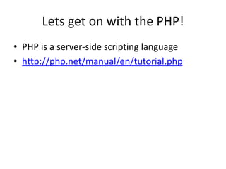 coLearning PHP | PPT