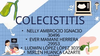 colecistitis conceptos y fundamentos basicos de la patologia | PPTX