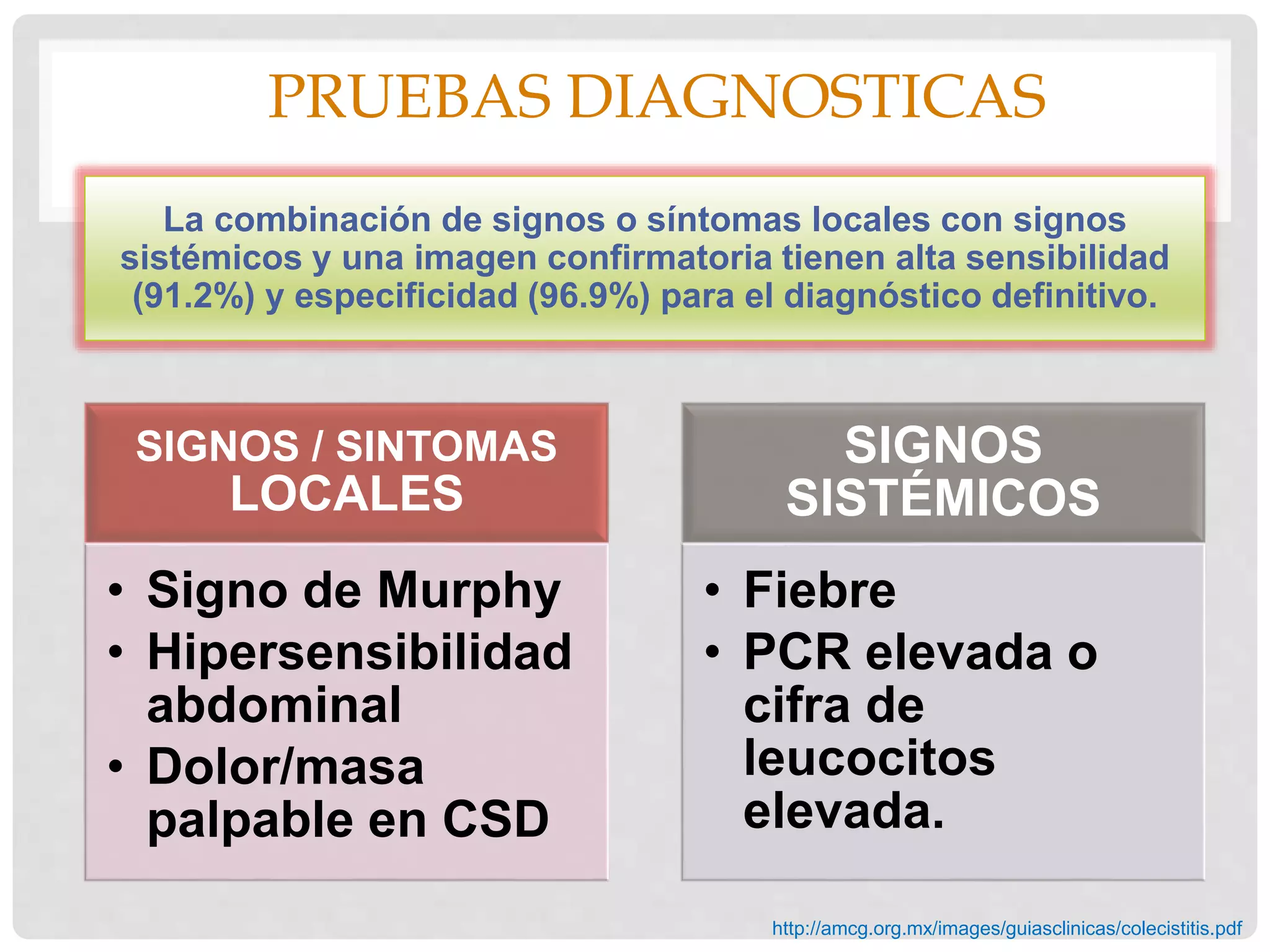 Colecistitis aguda y colelitiasis | PPTX