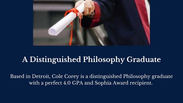 Cole Corey - A Versatile Entrepreneur | PPT