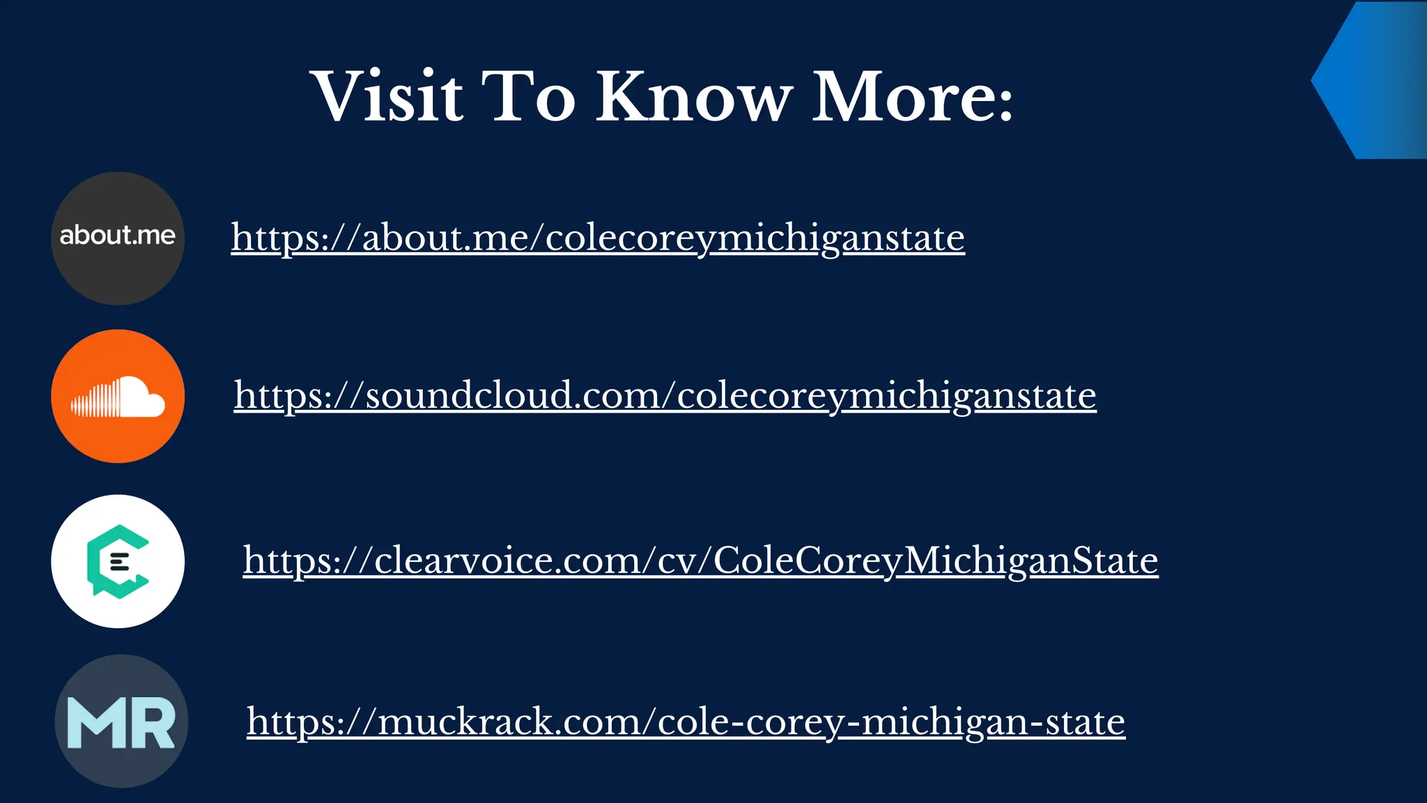 Cole Corey Michigan State - Detroit Based Entrepreneur | PDF