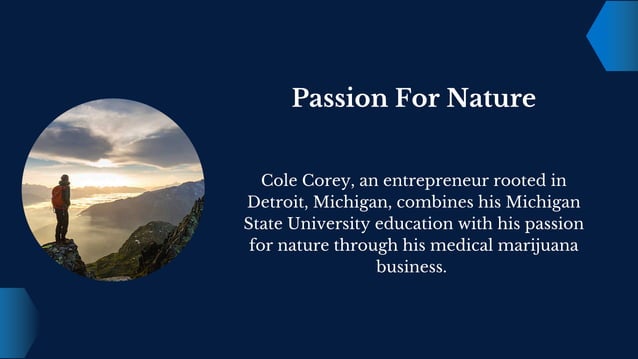 Cole Corey Michigan State - Detroit Based Entrepreneur | PDF