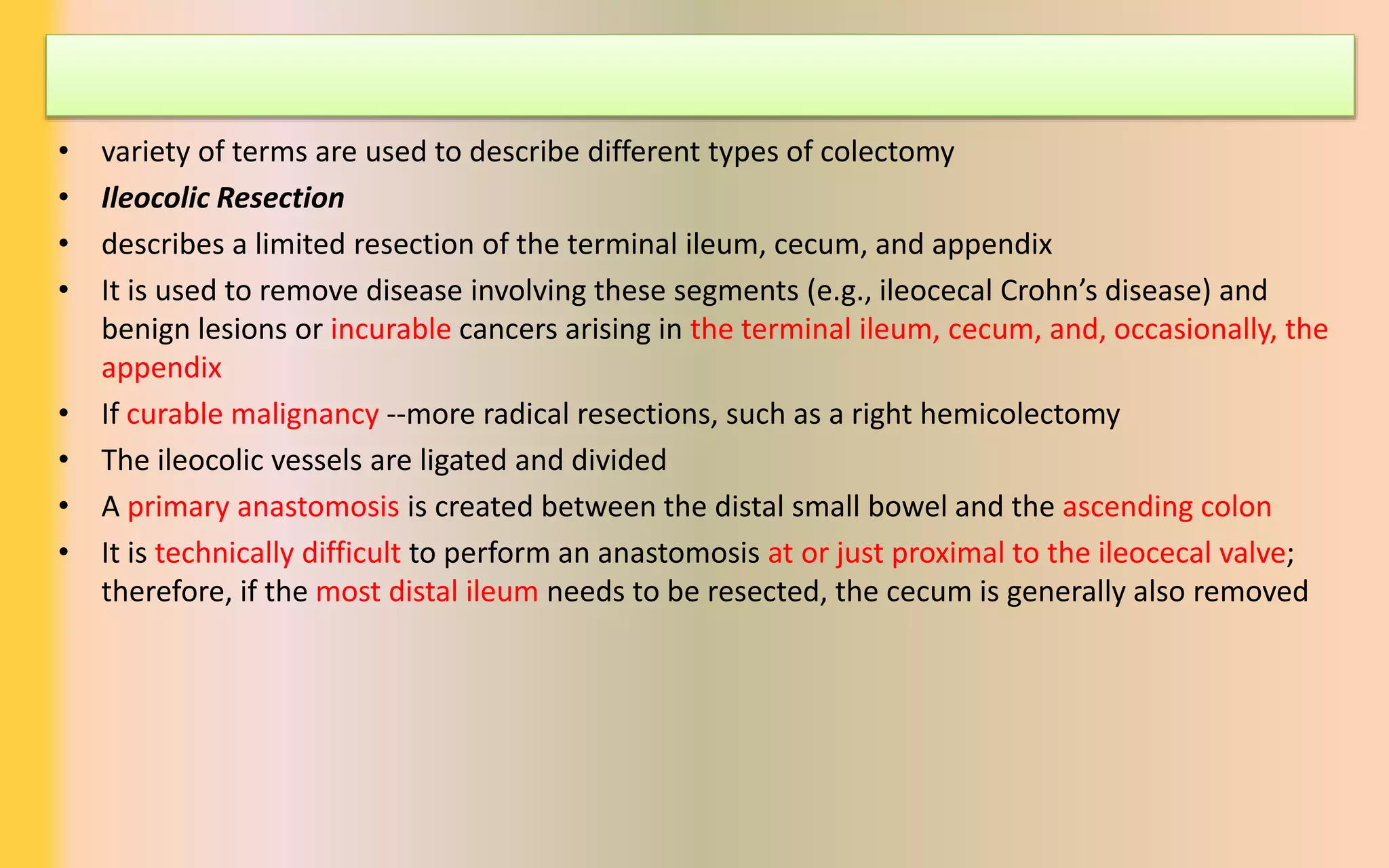 Colectomy | PPTX