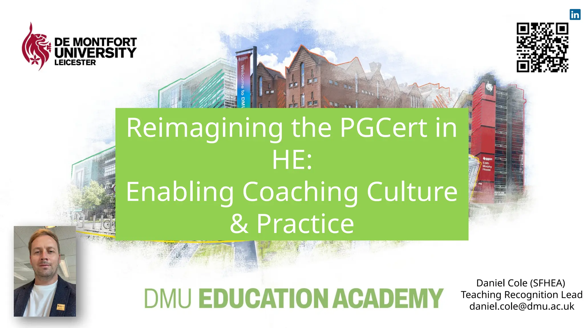 Reimagining the PGCert in HE by Daniel Cole | PPTX