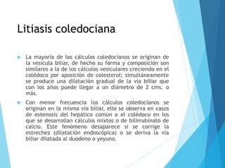 Coledocolitiasis | PPTX