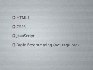 Cole Geissinger Development Talk | PPT