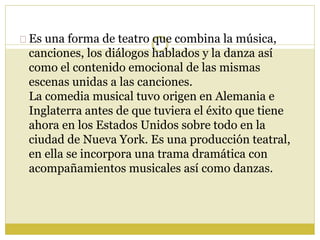 La Comedia Musical | PPTX