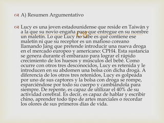 Lucy Pelicula | PPTX