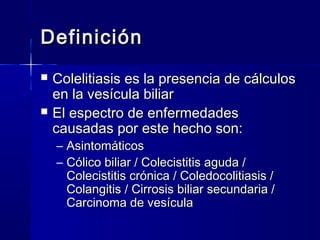 Colelitiasis dr bayohan | PPT