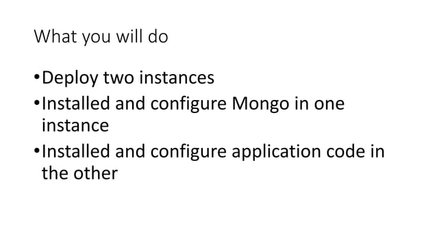 Deploying And Scaling Your First Cloud Application With Amazon