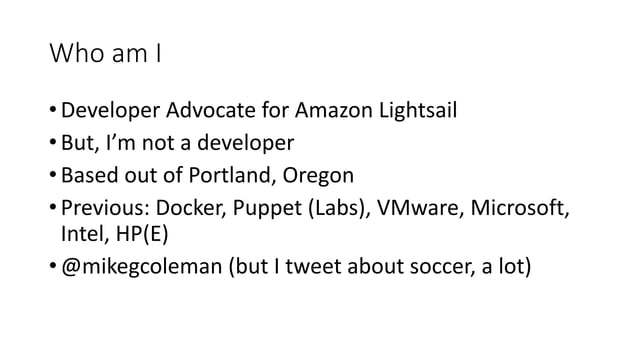 Deploying And Scaling Your First Cloud Application With Amazon Lightsail Ppt