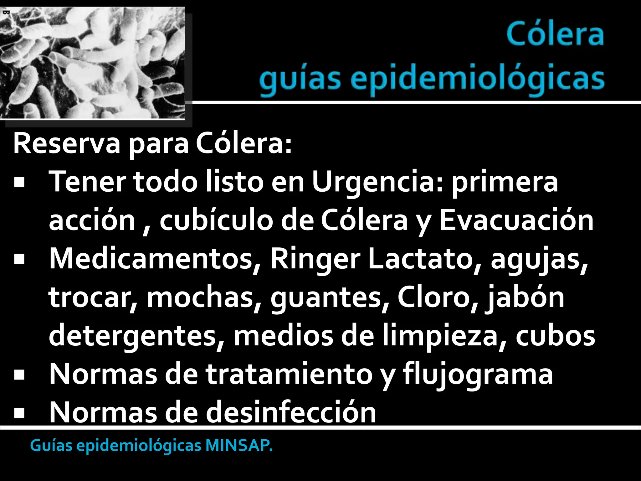 Colera Actualizacion para confrencia a medicos.ppt