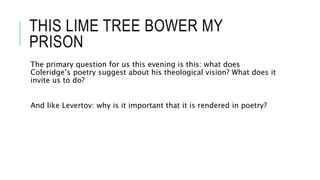 Coleridge: transformation through participation—Sarah Golsby-Smith | PPT