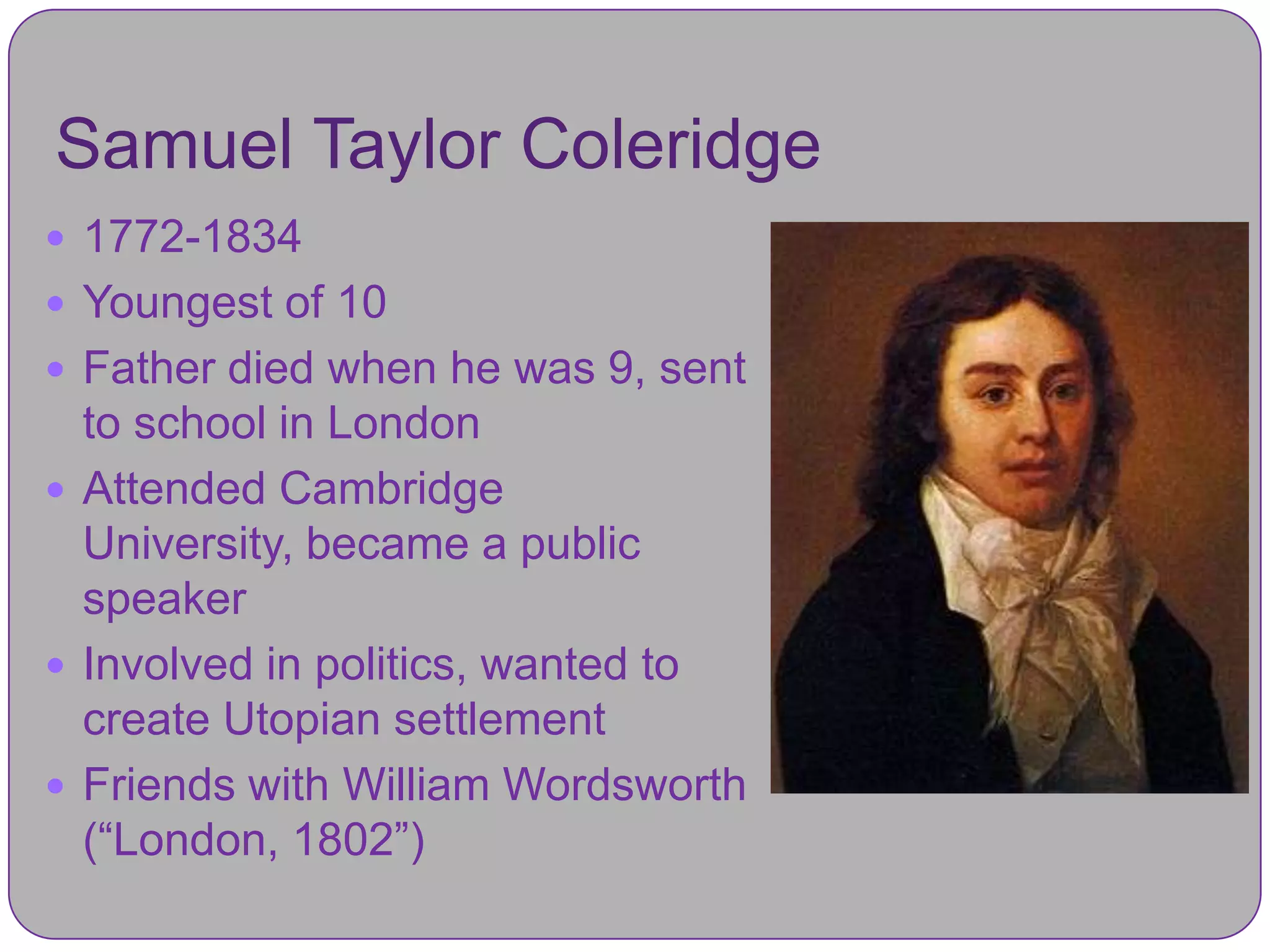Coleridge and ancient mariner | PPTX
