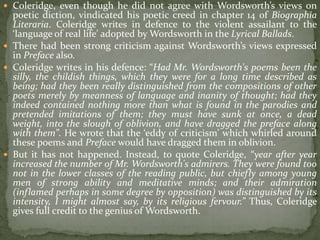 Samuel Coleridge- Biographia Literaria Ch 14 | PPTX