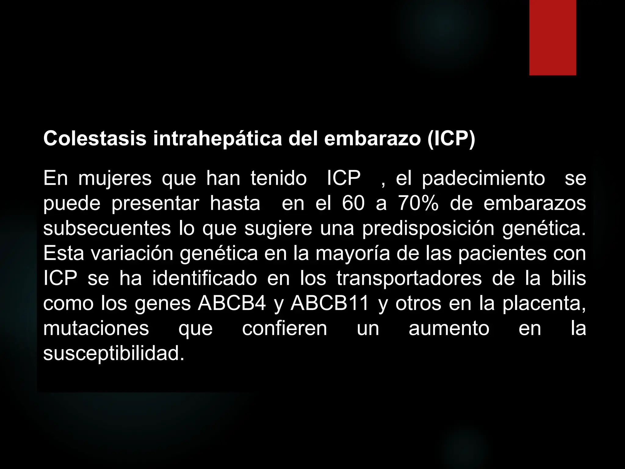 Colestasis en el embarazo y/o de la gestación | PPT