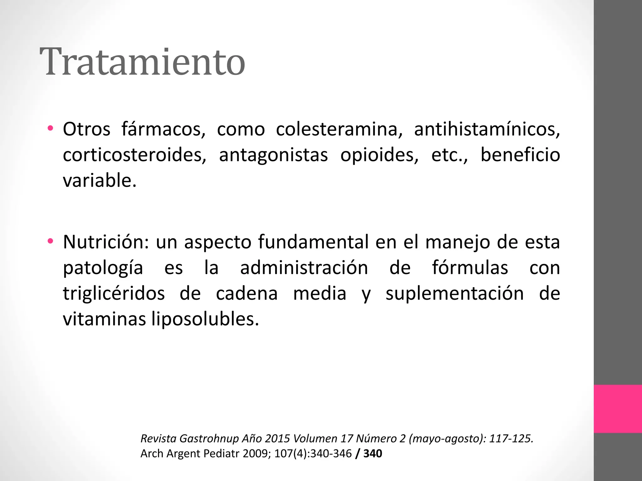 COLESTASIS INTRAHEPÁTICA FAMILIAR PROGRESIVA. dx, epidemiologia, tipos ...