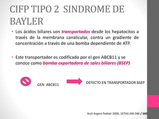 COLESTASIS INTRAHEPÁTICA FAMILIAR PROGRESIVA. dx, epidemiologia, tipos ...