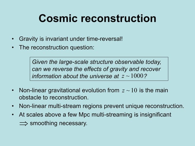 Wave Mechanics and Large-scale Structure | PPT