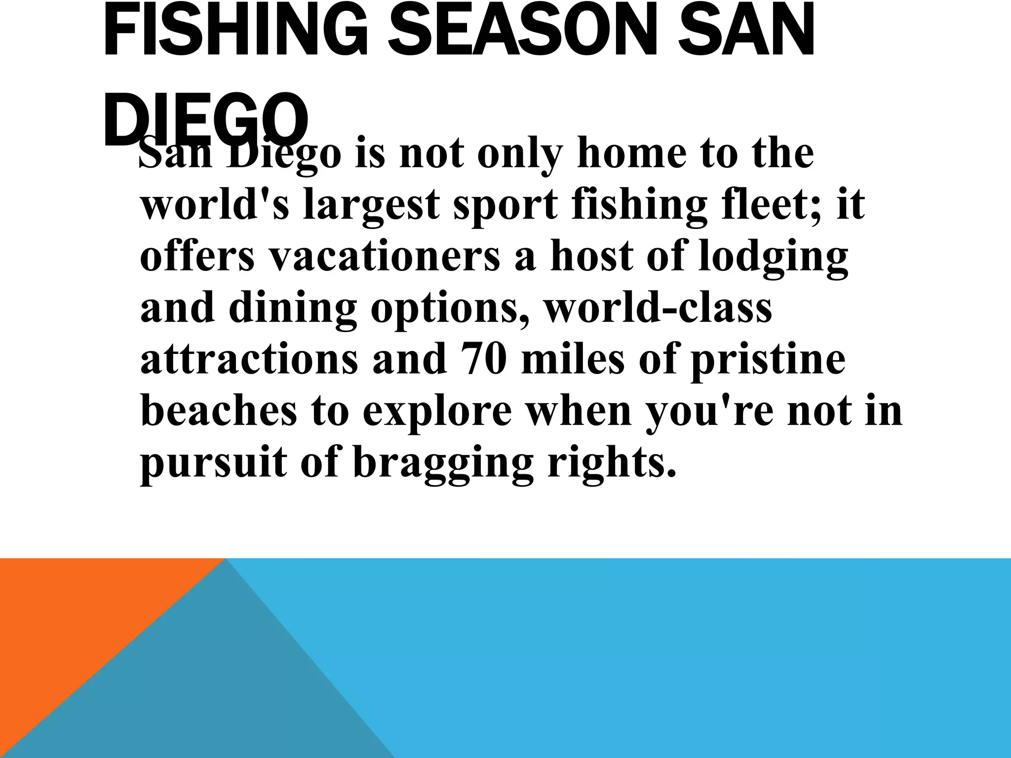 san diego fishing trips | PPTX