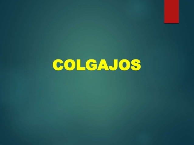 Colgajos | PPTX
