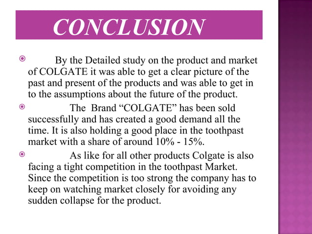 Colgate | PPT