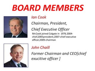 Colgate | PPTX | Business | Business and Finance